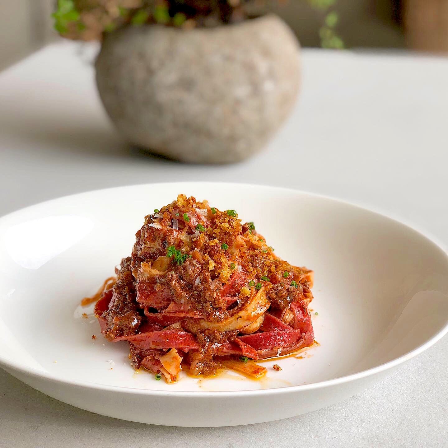 Easy Fresh Fettuccine Pasta with Lamb and Veal Ragu – Salt & Vanilla